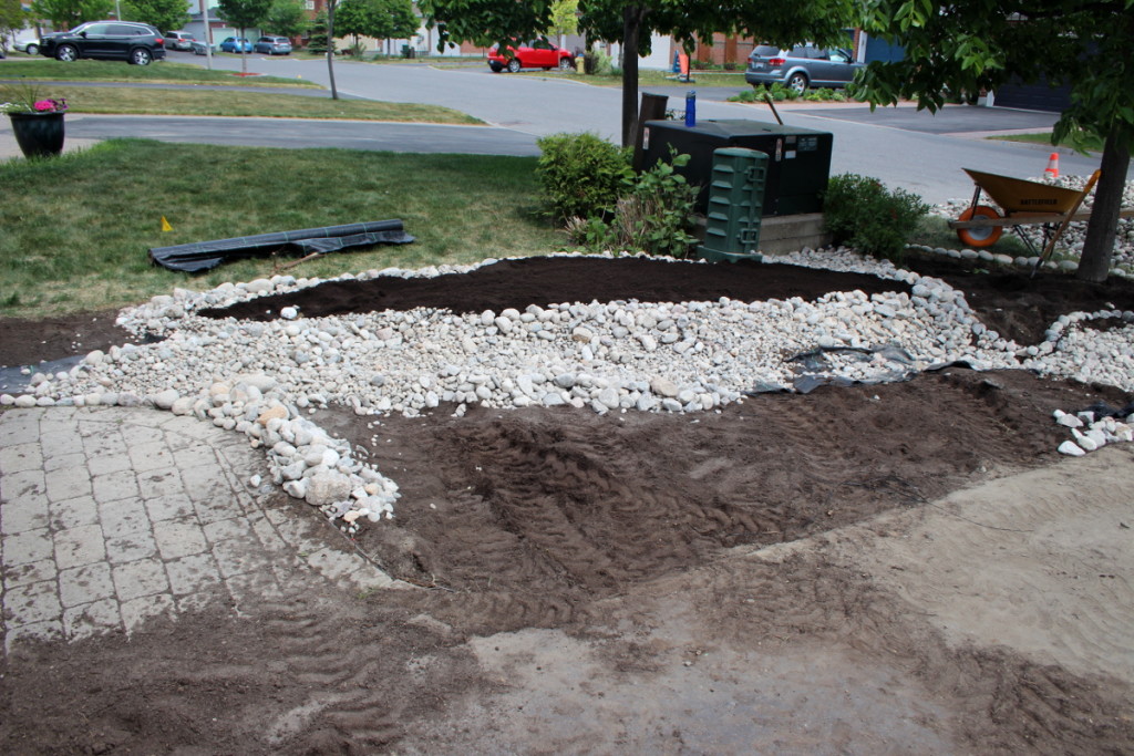 How to build a river bed on your lawn – Fingering Zen